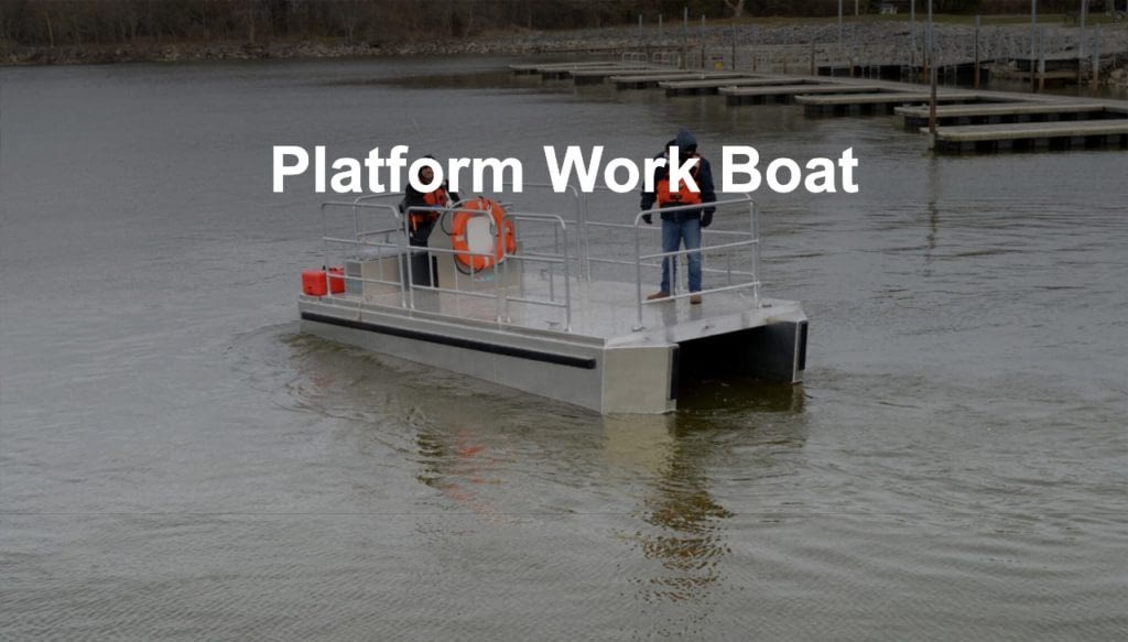 Platform Work Boat | Utility Service Barge | Elastec